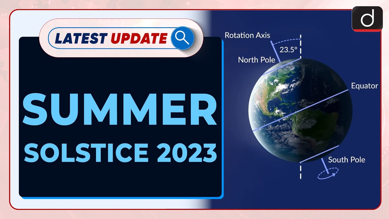 Summer Solstice 2023 | Latest update | Drishti IAS English - YouTube