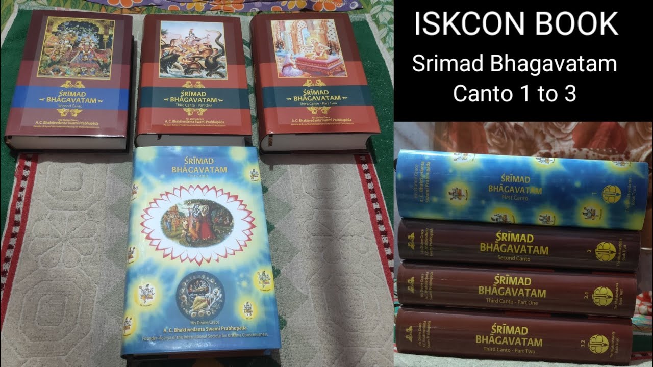 ISKCON Book Showing Srimad-Bhagavatam (Canto 1 to 3) - YouTube
