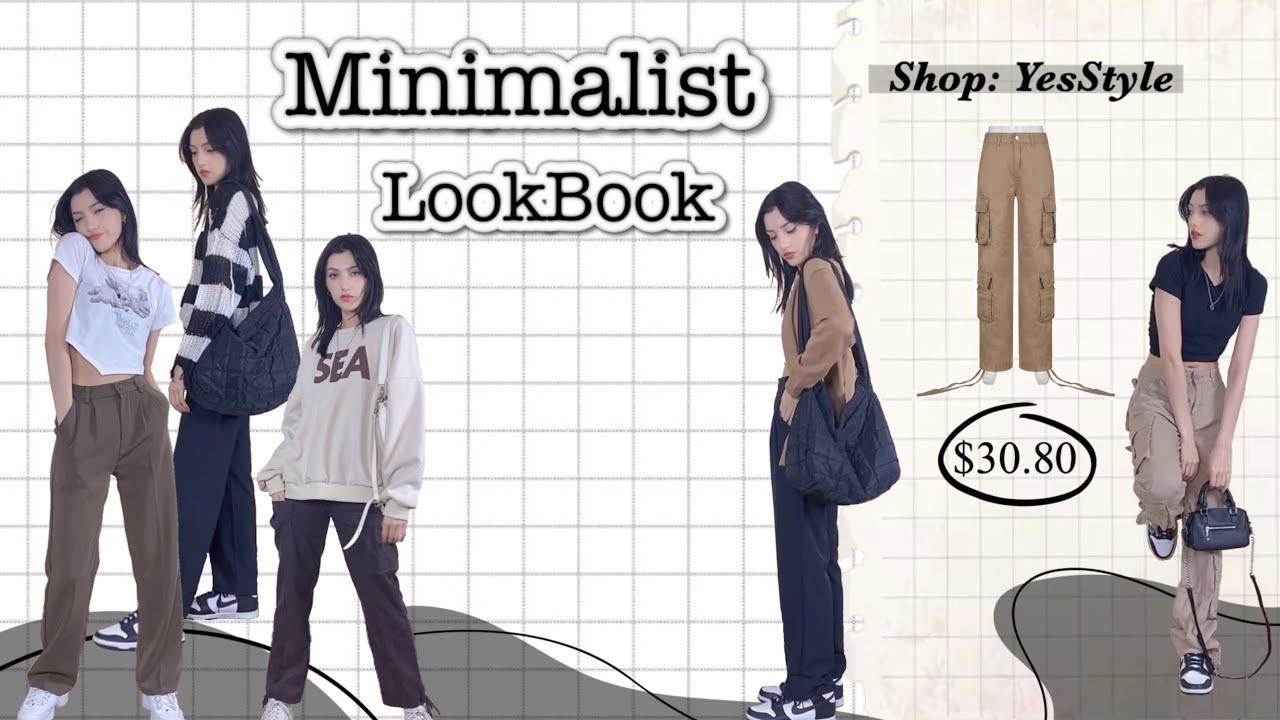 YesStyle: My Minimalist LookBook #yesstyle #fashion - YouTube