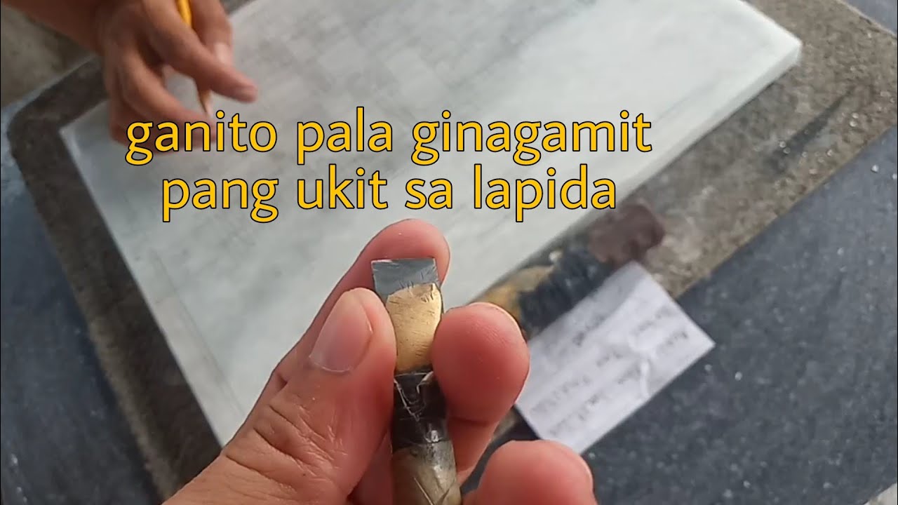pang ukit Ng lapida/gaano KAYa Ito katalim, - YouTube