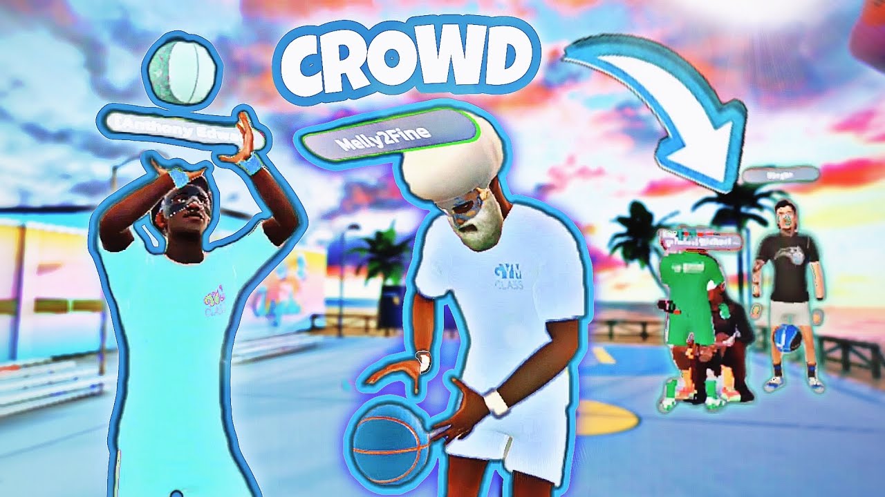 I PLAYED TWO BEST PLAYERS IN GYM CLASS VR BASKETBALL WITH A CROWD ...