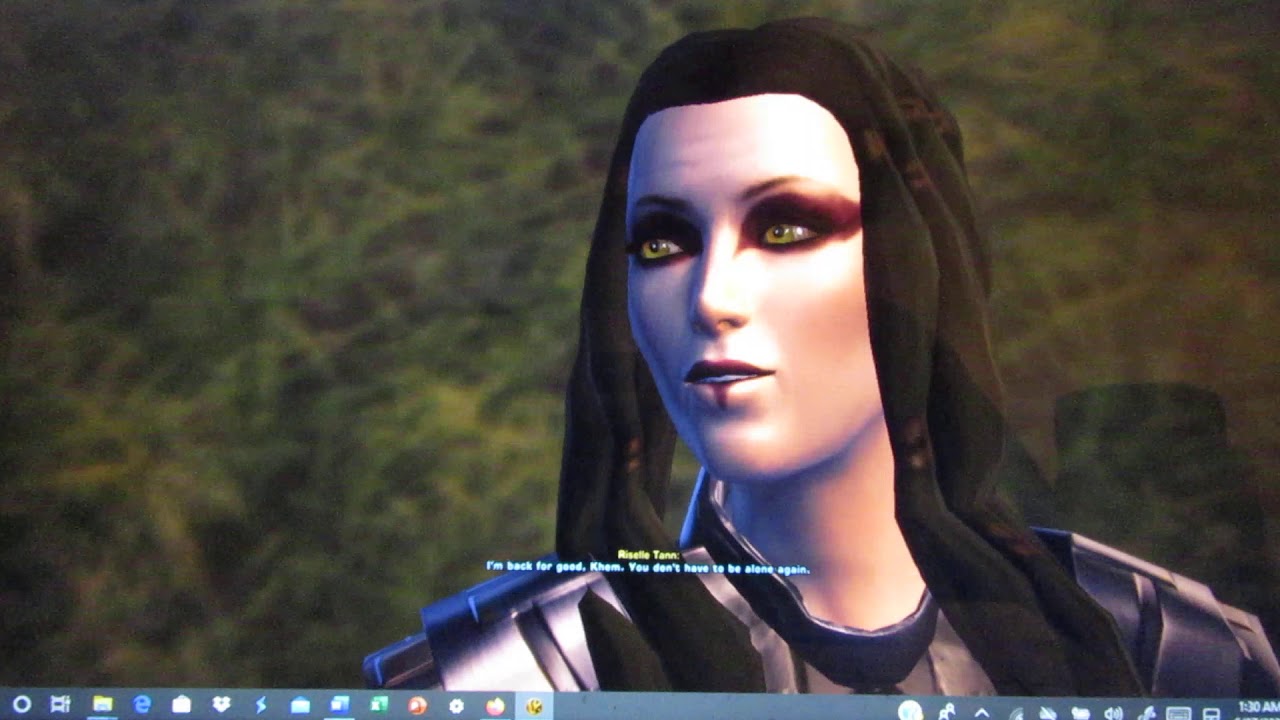 SWTOR: KHEM VAL PROPOSES TO RISSELLE BEAUTY AND THE BEAST - YouTube