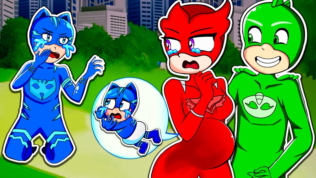 Poor Pj Masks Life Daddy, Please Don't Leave me | Baby Catboy Sad Story ...