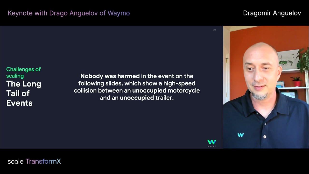 ML at Waymo Building a Scalable Autonomous Driving Stack with Drago Anguelov - YouTube
