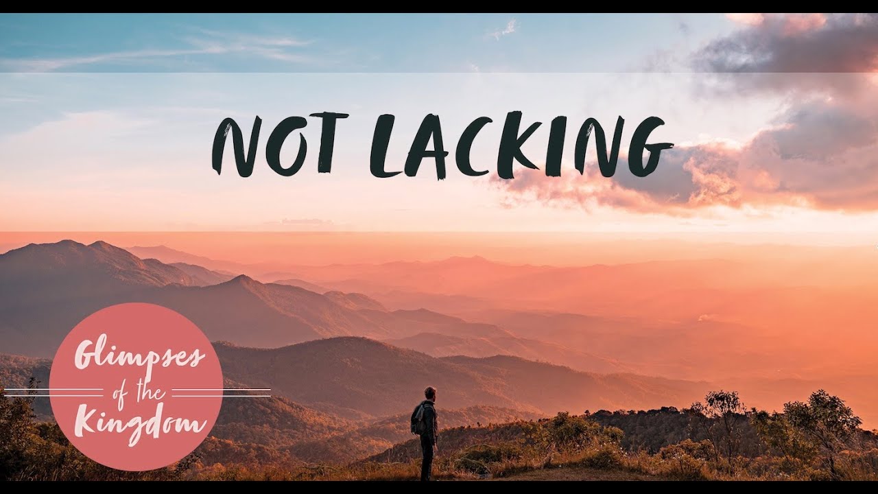 JANUARY 15, 2023, NOT LACKING - YouTube