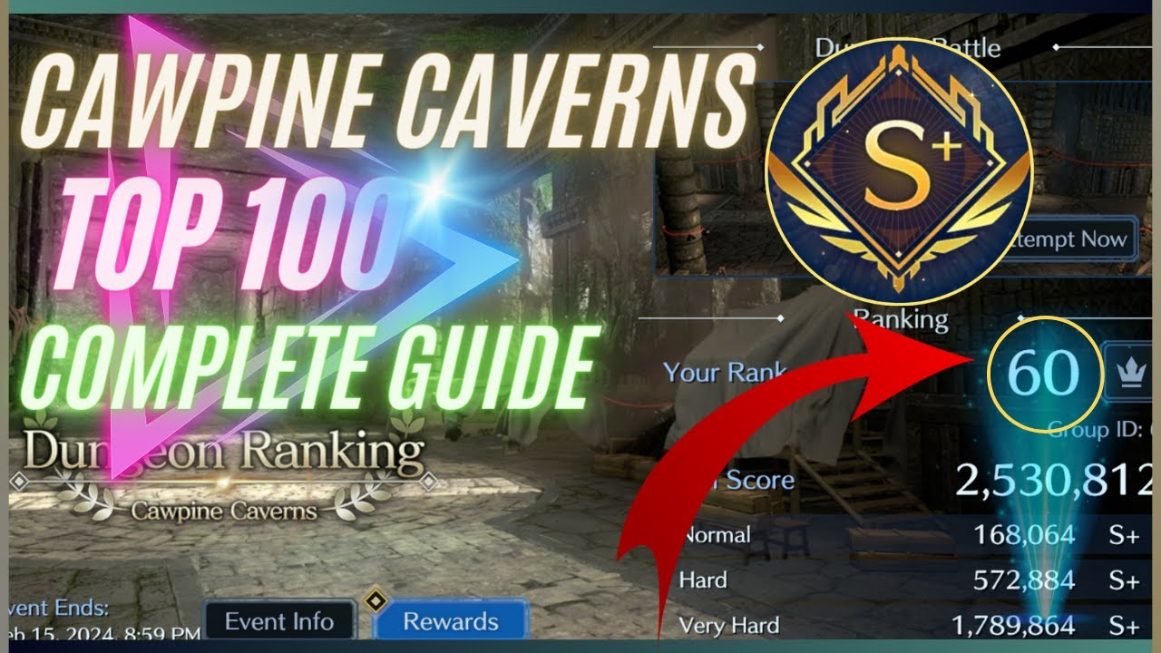 How I got TOP 100 with Weak Weapons - Cawpine Ranking - FFVIIEC - YouTube