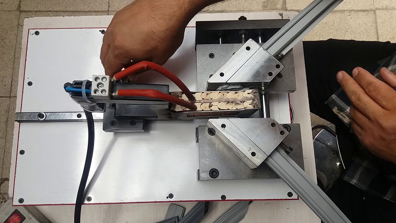 refrigerator gasget welding machine - YouTube