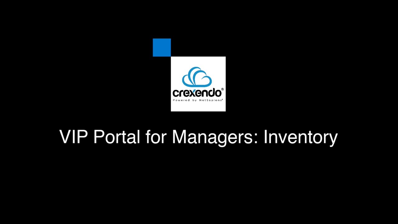 VIP Portal for Managers: Inventory Overview - YouTube
