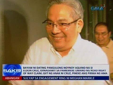 Eldon Cruz, idinadawit sa pamemeke umano ng road right of way claim - YouTube