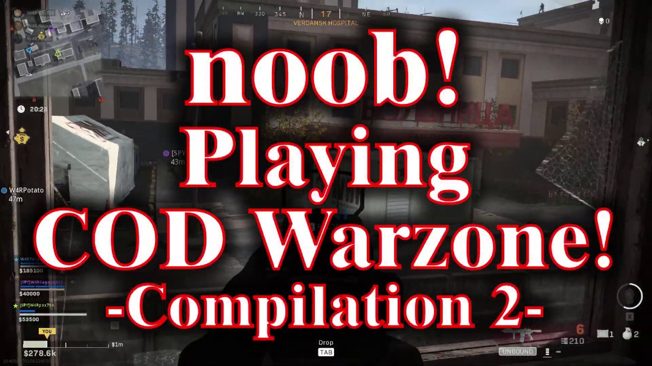 Noob Playing COD WARZONE MW Compilation #2 - YouTube
