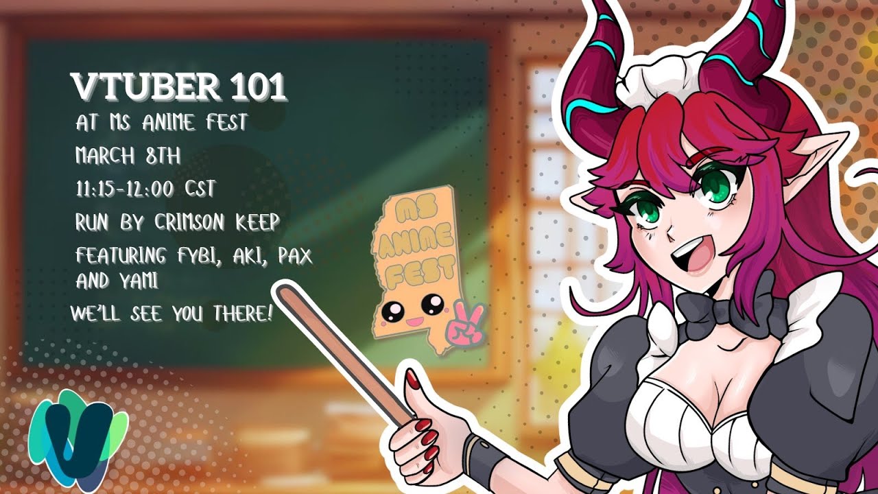VTuber 101 with Crimson Keep | Mississippi Anime Fest 2025 - YouTube