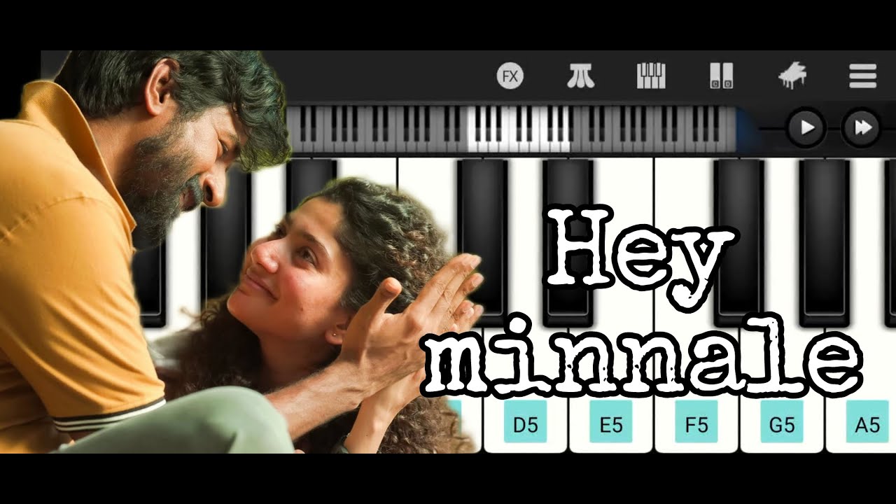 hey minnale | Amaran Keyboard Cover Notes | Fernandez - YouTube