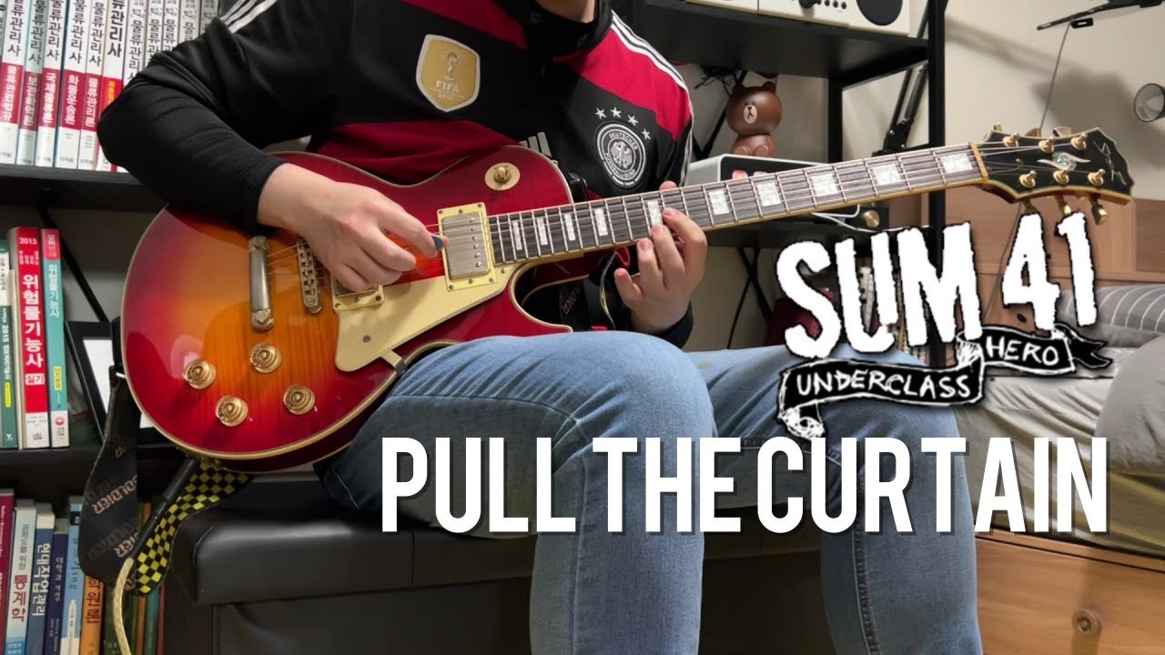 Sum41 - Pull the curtain (guitar cover) - YouTube
