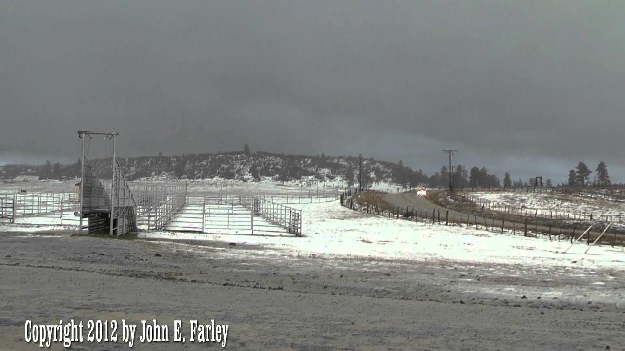 Winter Thunderstorm with Graupel and CG Lighting, Archuleta County, CO ...