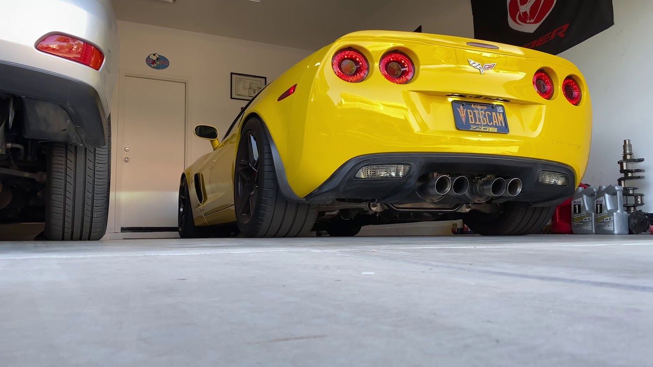 Cold Start - 447ci LS7 C6 Z06 - YouTube