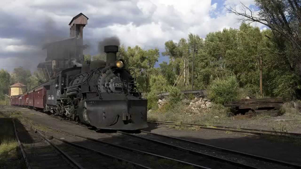 C&TSRR - #487 Arrives In Chama - YouTube