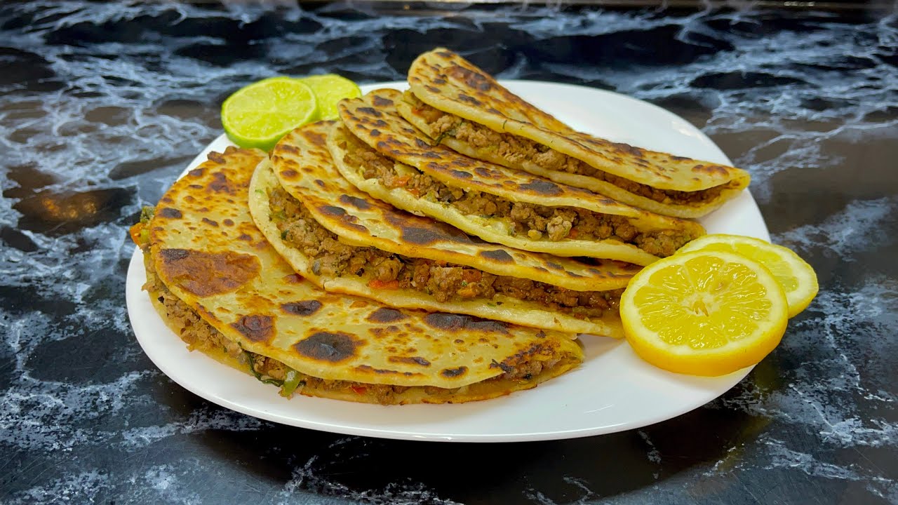 Delicious Minced Beef Paratha | Stuffed Paratha Recipe - YouTube