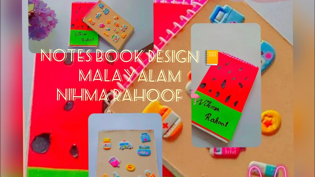 note book design 📒| malayalam| nihma rahoof - YouTube