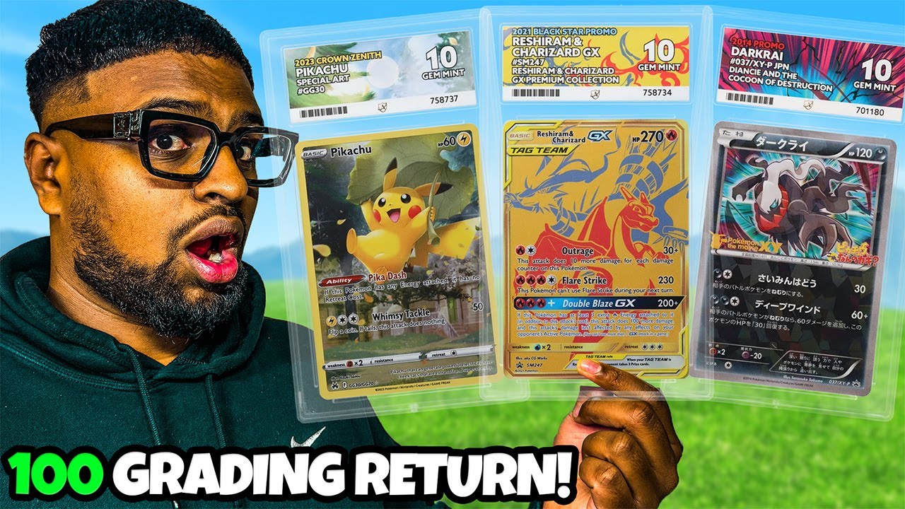 GRADING 100+ CARDS WITH ACE GRADING! WORTH IT? - YouTube