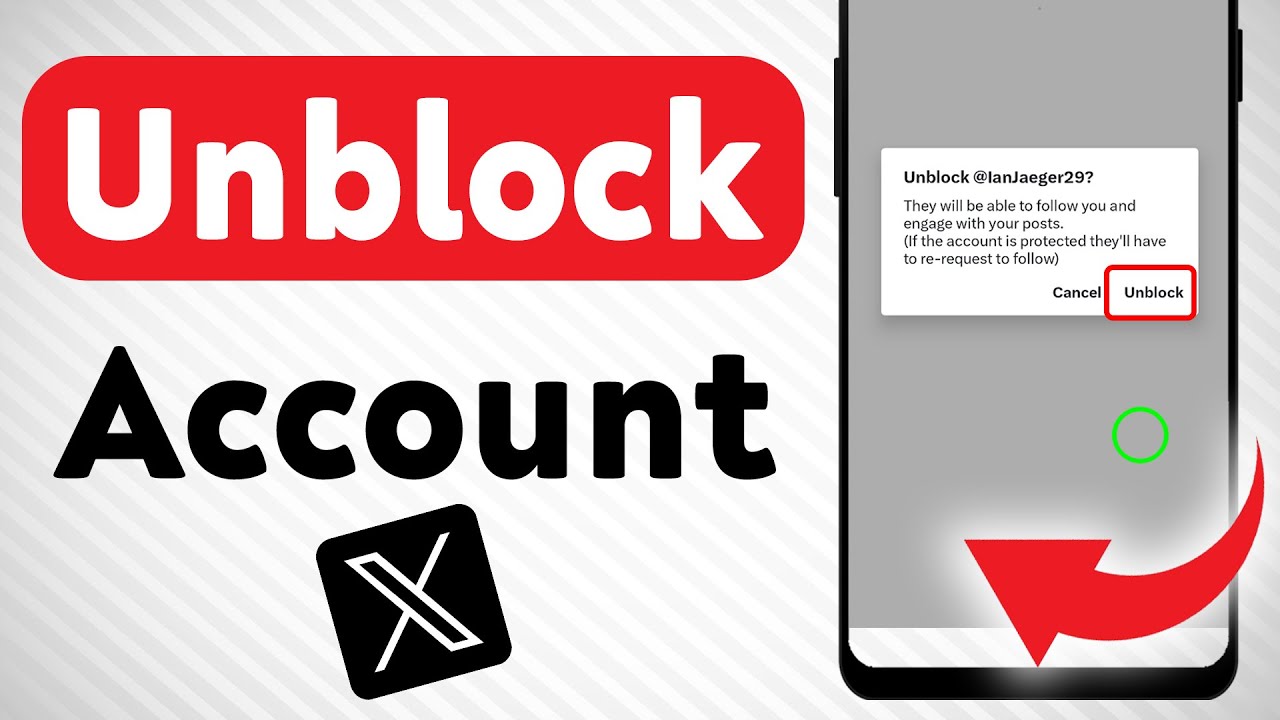 How To Unblock Account On X (Updated) - YouTube