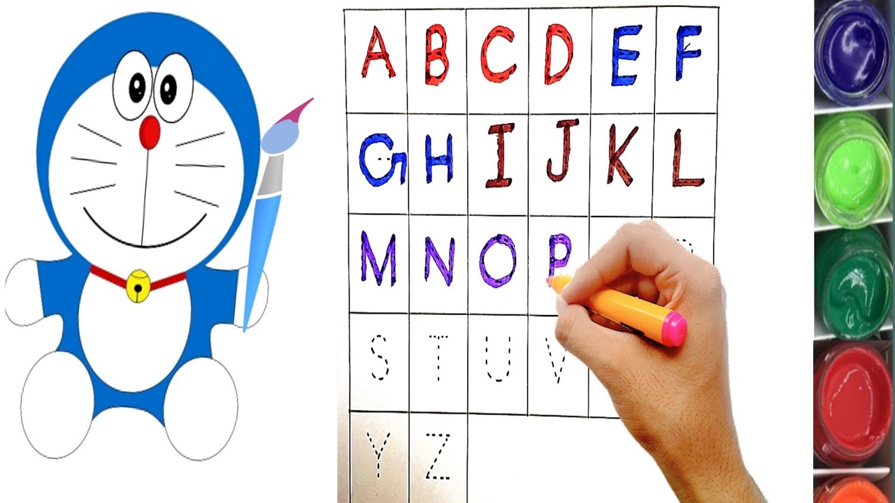 Simple Way To Write From A To Z | to write and learn Capital Letters ...