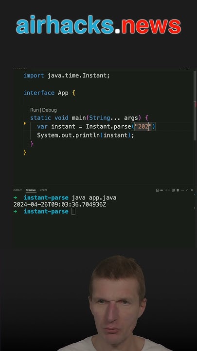 String To Instant Java Shorts Coding Airhacks Youtube