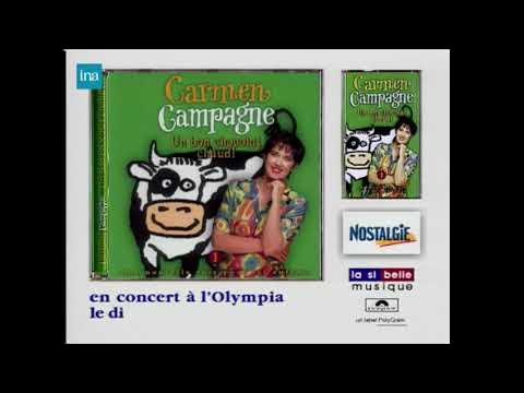Publicité Française - Carmen Campagne - Un Bon Chocolat Chaud ...