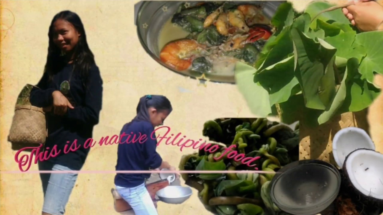 Cooking a Native Filipino Food - YouTube