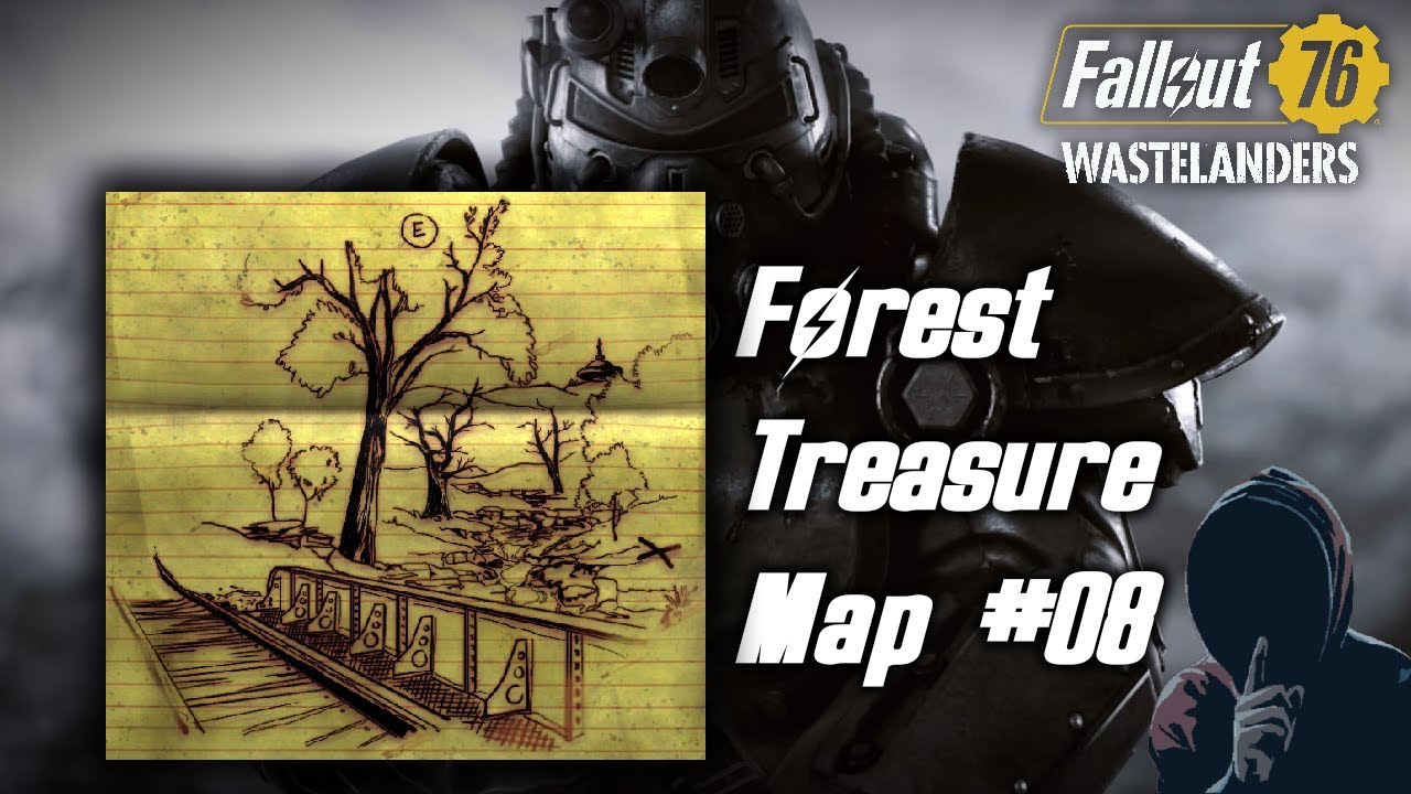 Fallout 76 Wastelanders - Forest Treasure Map #08 - YouTube