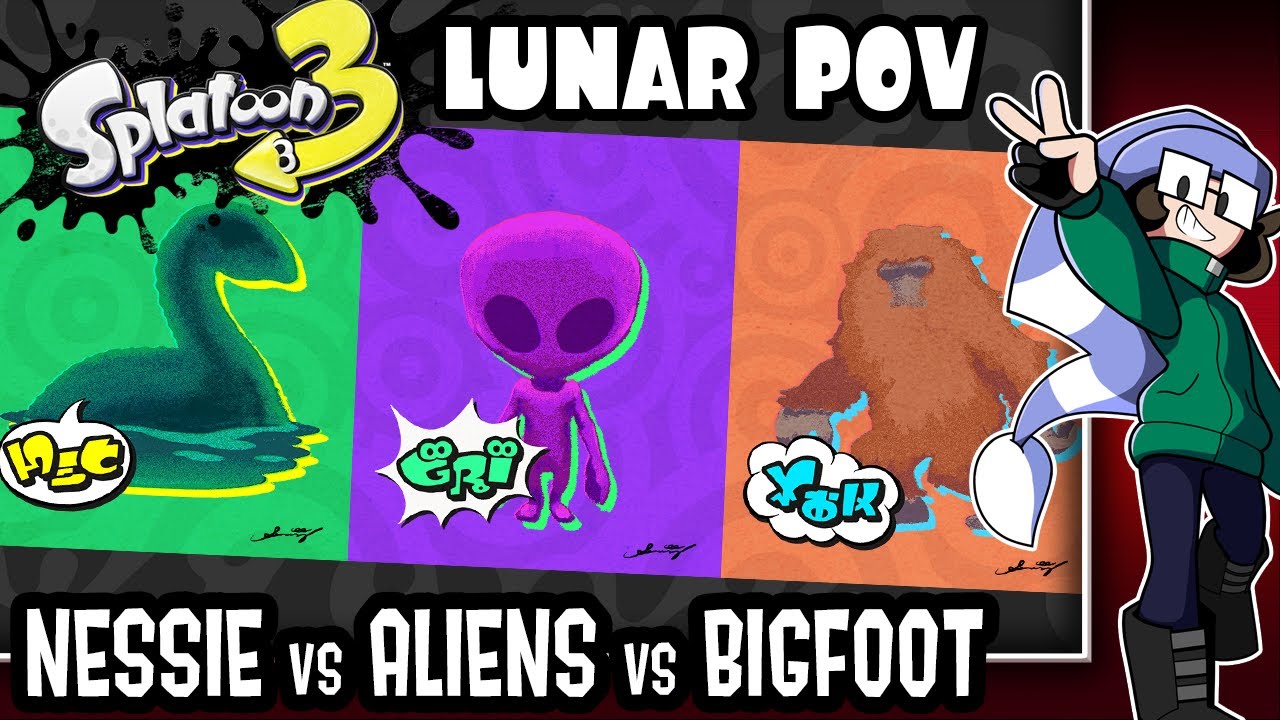 [Splatoon 3 Day 1- Lunar] NESSIE FOR THE WIIIIIIN [Nessie vs. Aliens vs ...