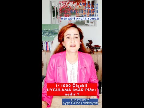 ARSA DOSYASI - 20  (1/1000 Ölçekli İmâr Plânı nedir?)