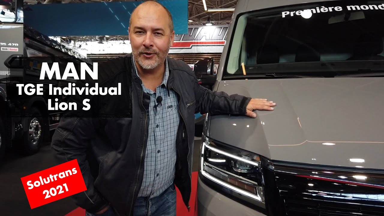 MAN TGE Individual Lion S à Solutrans 2021 - YouTube