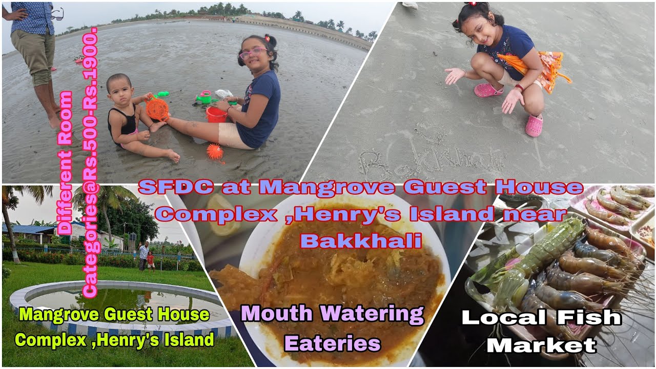 Bakkhali Tour#Henry's Island#West Bengal state fisheries Development ...