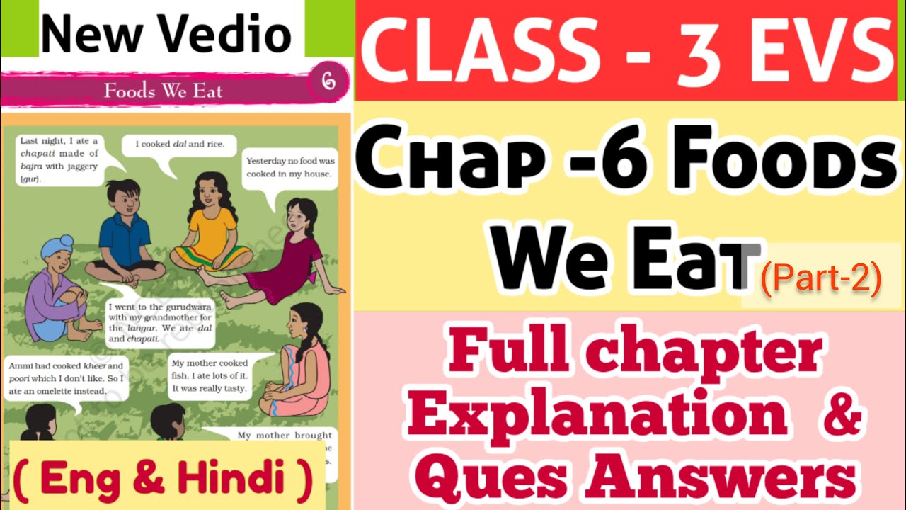 Part 2 EVS Chap 6 foods We Eat Questions With Solution class 3 Evs part-2-evs-chap-6-foods-we-eat-questions-with-solution-class-3-evs