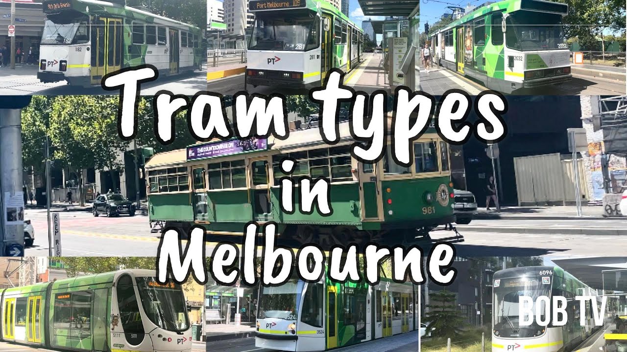 Tram types in Melbourne - YouTube