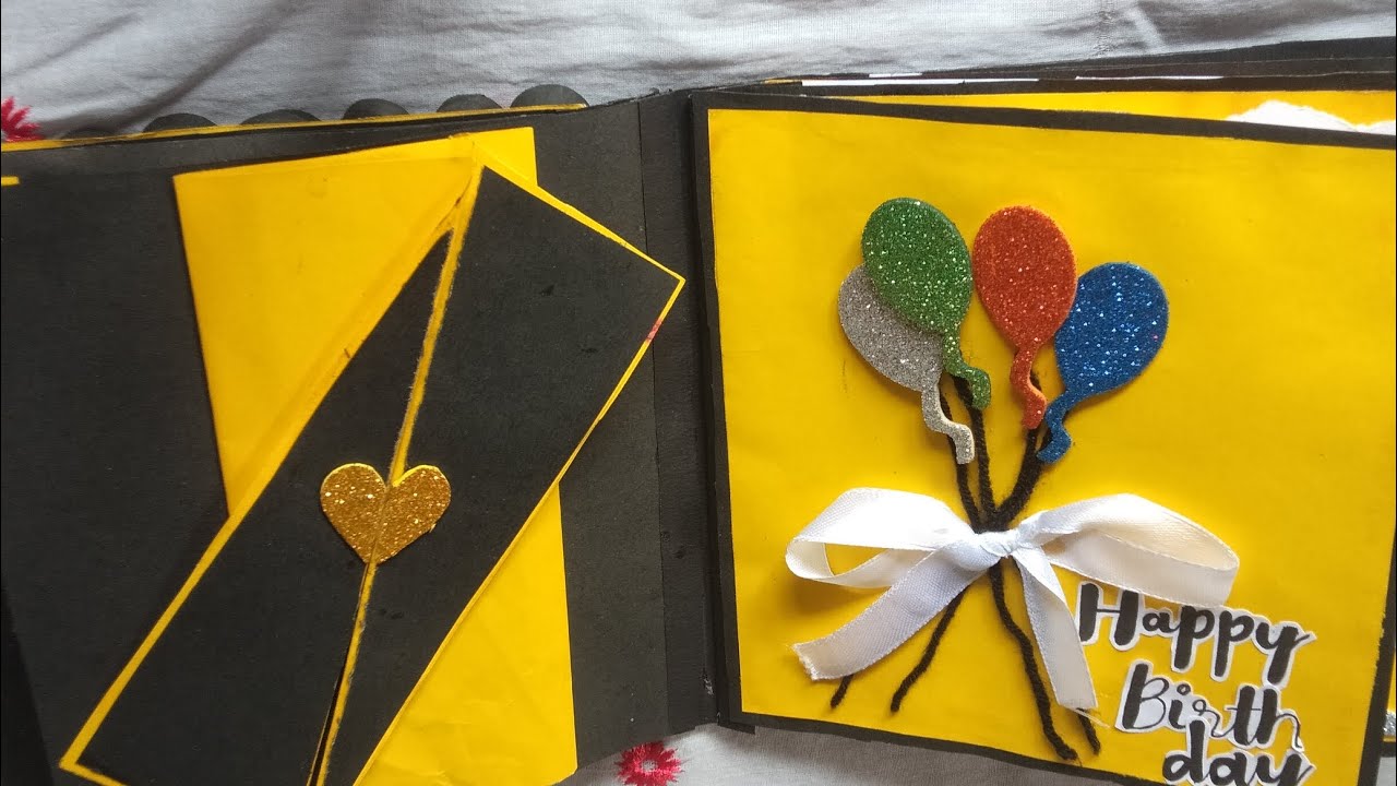 Handmade DIY beautiful scrapbook for boyfriend/husband/loved ones.My ...