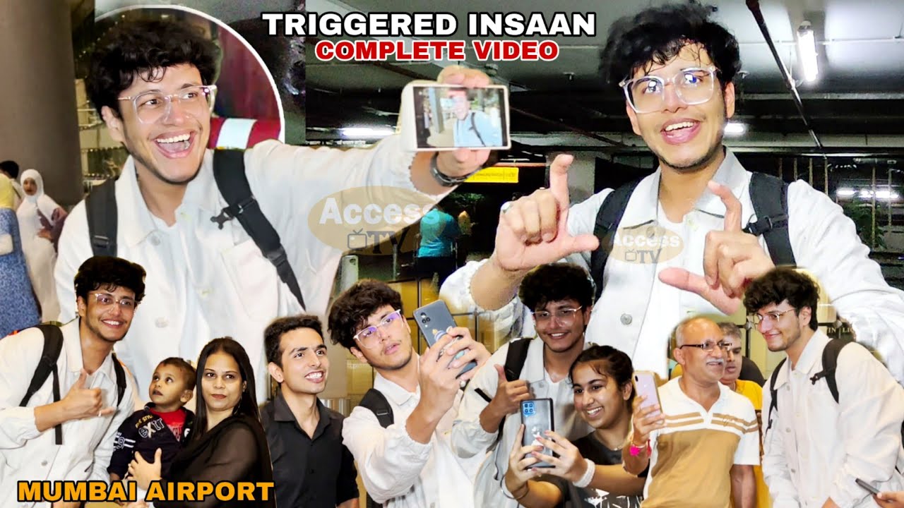 Nischay Malhan aka Triggered insaan Met FIRST Time With Mumbai Media At ...