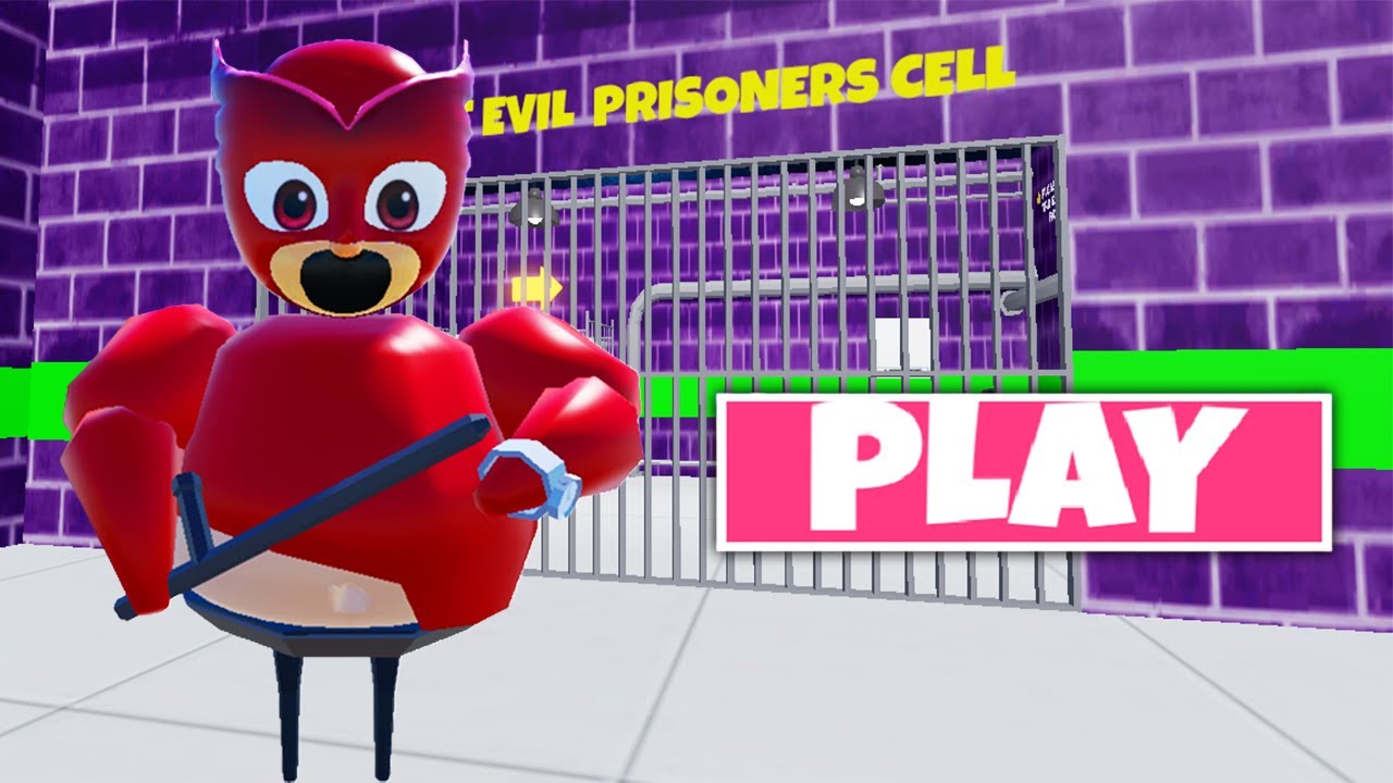 NEW GAME | Playing As OWLETTE BARRY in PIJAMAS MASK BARRY'S PRISON RUN ...