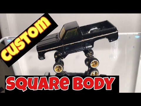 CUSTOM HOT WHEEL SQUARE BODY C10 - YouTube