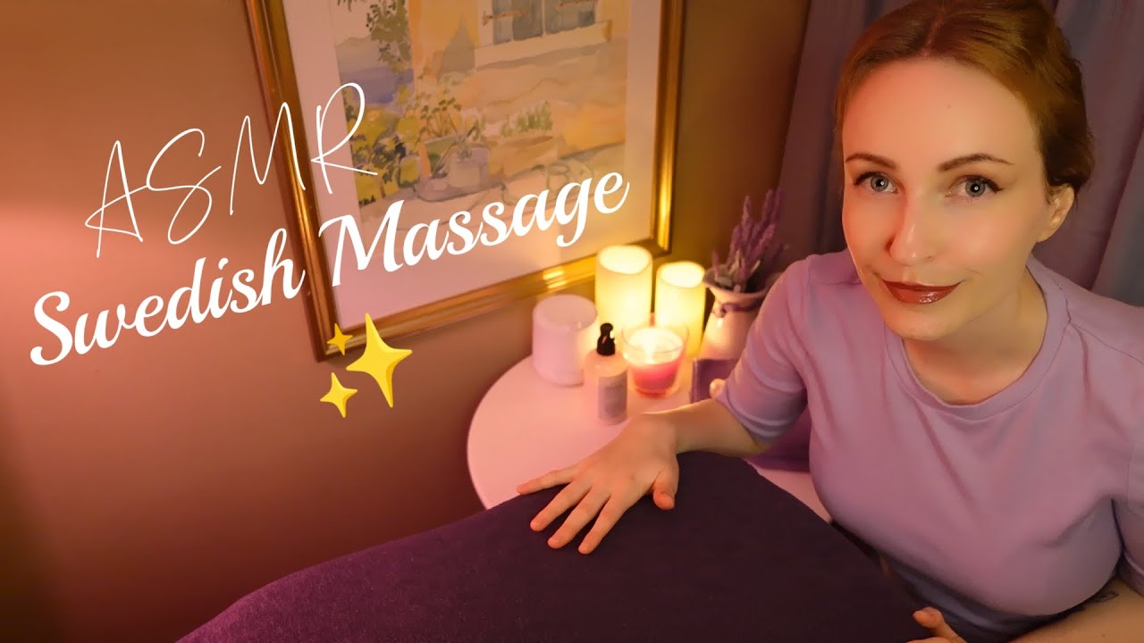 ASMR Swedish Back Massage🌿♡ Hellig Lund Hotel Spa • Soft spoken Role ...