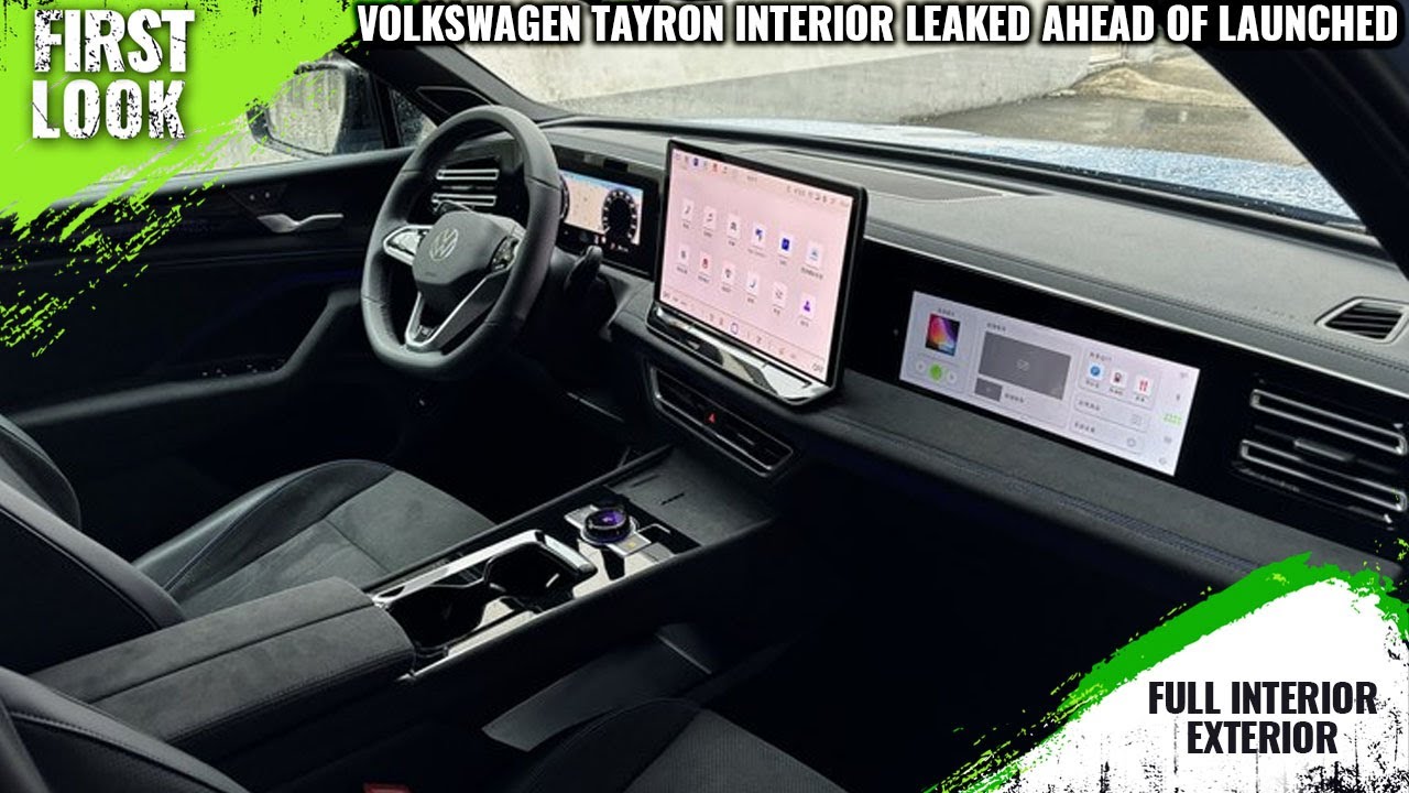 2025 Volkswagen Tayron Interior Leaked Ahead Of Launch - First Look ...