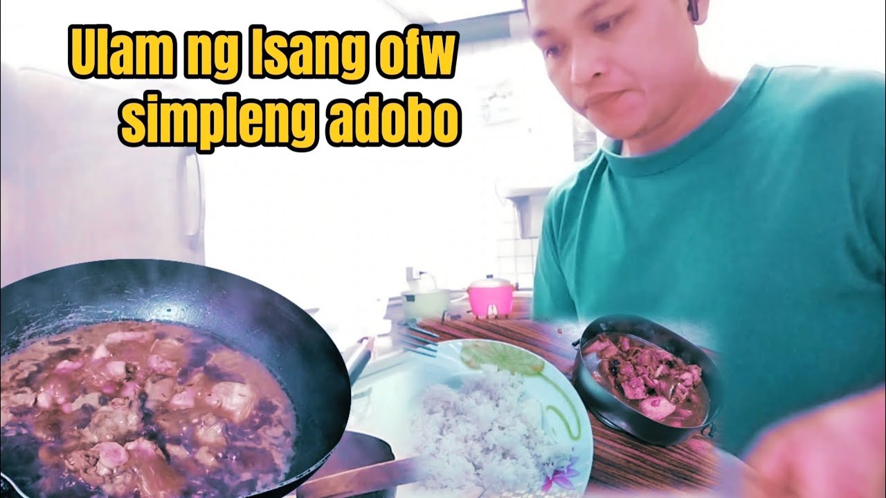 Nagluto ko ng simpleng adobo - YouTube