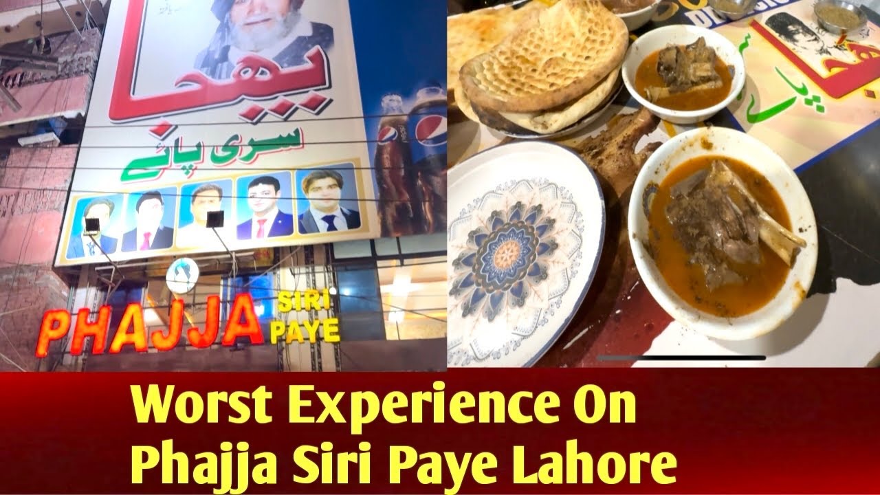 Phajja Siri Paye | Dark Truth Of Phajja Siri Paye Lahore | Street Food ...
