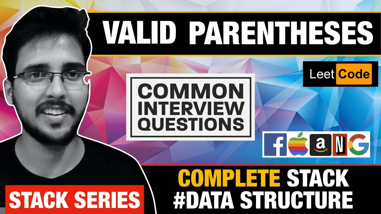 Valid Parentheses 🔥 | Leetcode Stack in data structure Hindi | Stack Playlist Hello World by ...
