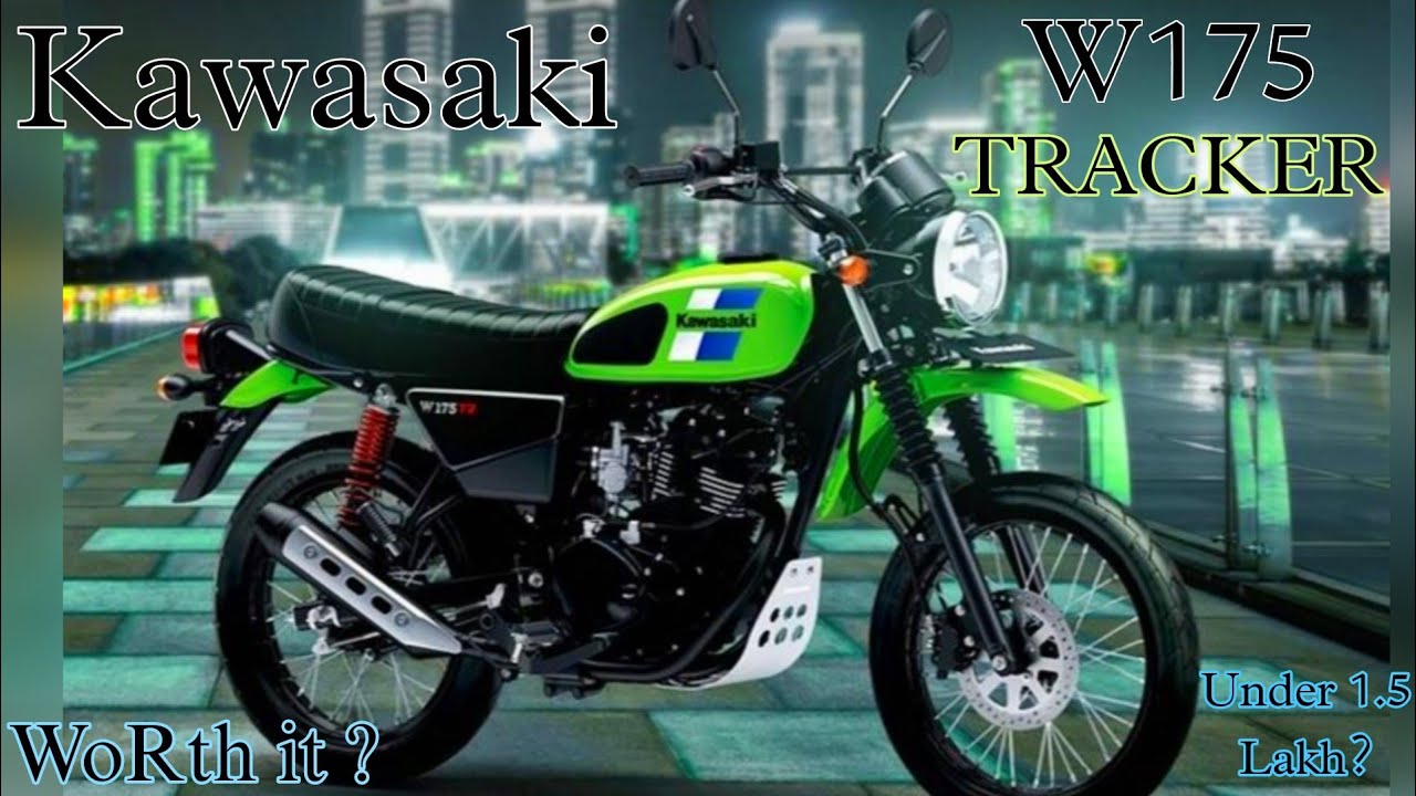 2023 Kawasaki w175 Tracker street scrambler🔥 | Bikes in India 2023 ...