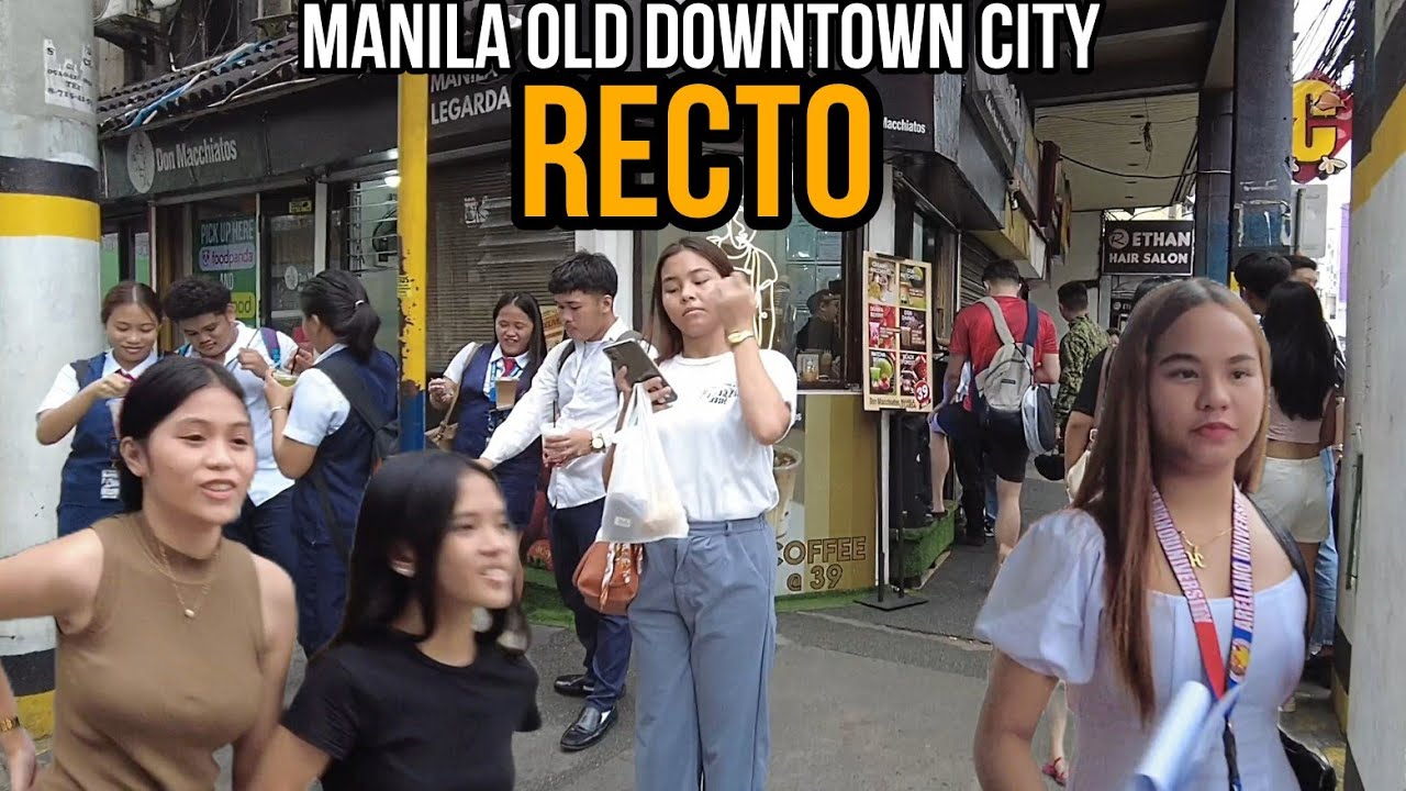 Walking the Streets of Manila at day light | Beautiful Scene at Recto ...