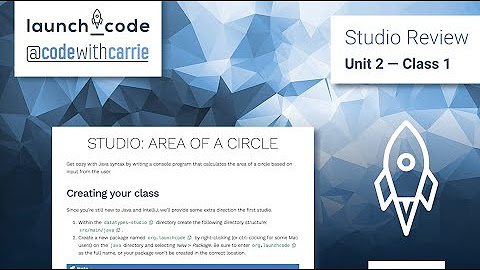 WebDev Unit 2 (Java) Studio Reviews - YouTube