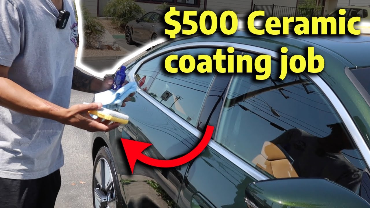How I Ceramic Coat A Vehicle In The Sun - Purple Reign Mobile - YouTube
