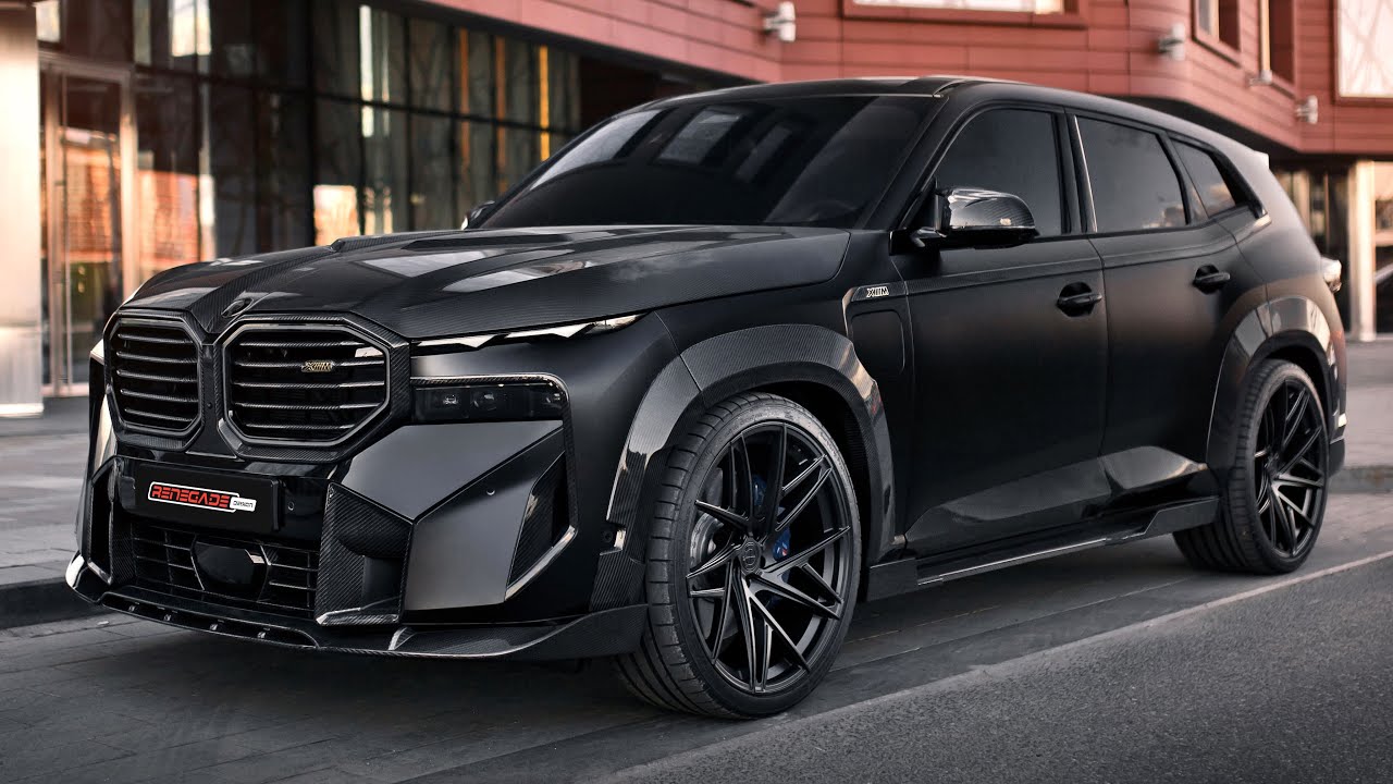 BMW XM carbon body kit and forged wheels - YouTube