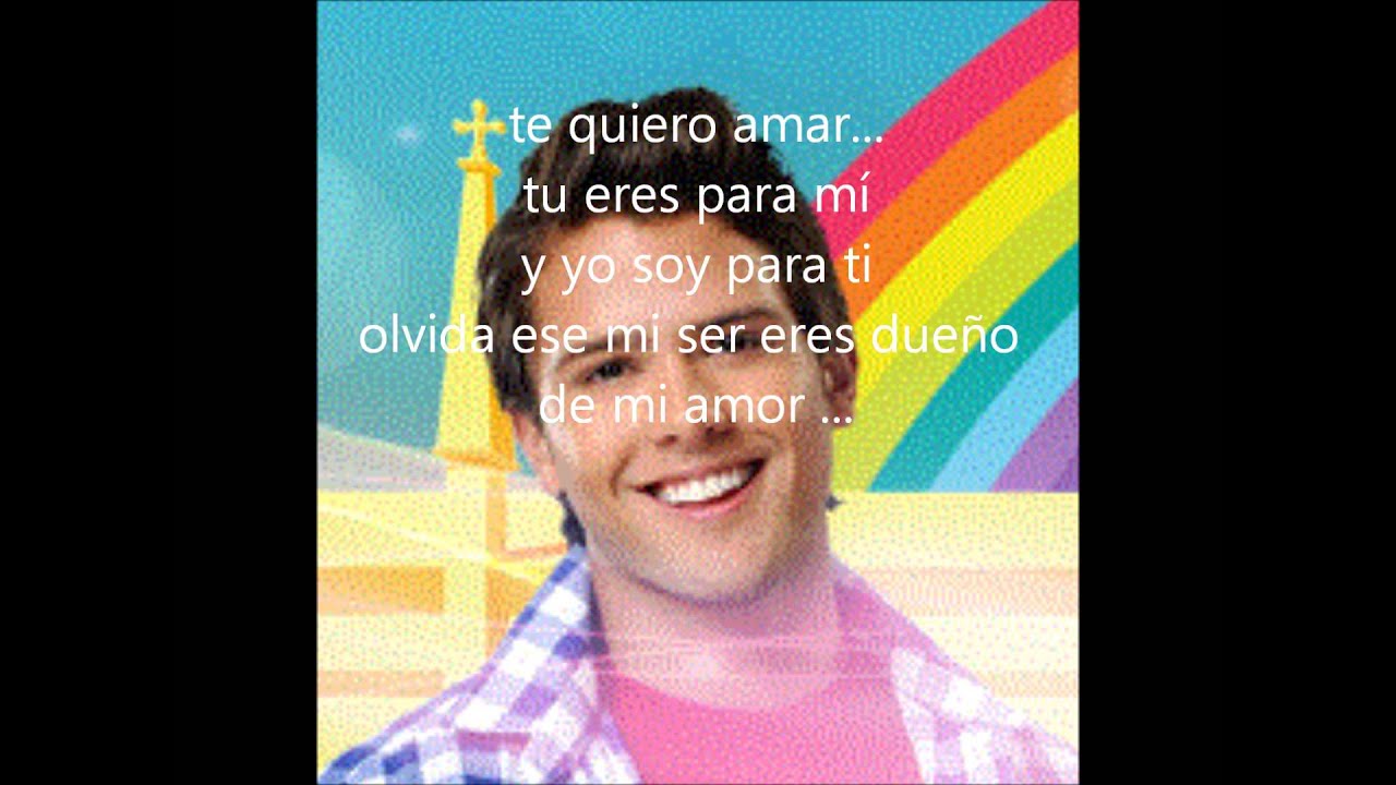 tu eres para mi - letra - YouTube